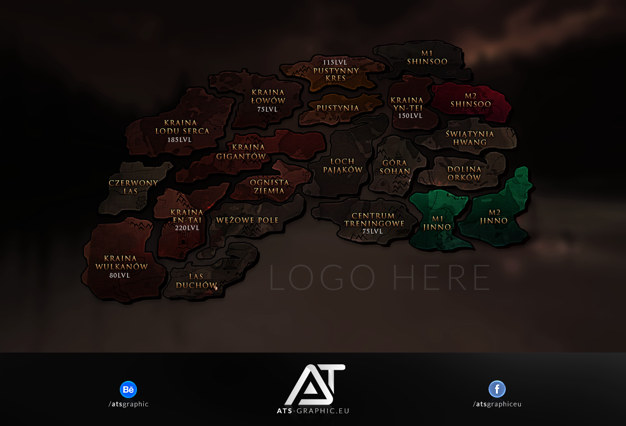 TELEPORTATION MAP METIN2 [PSD TEMPLATE] - Pixelwork.pl