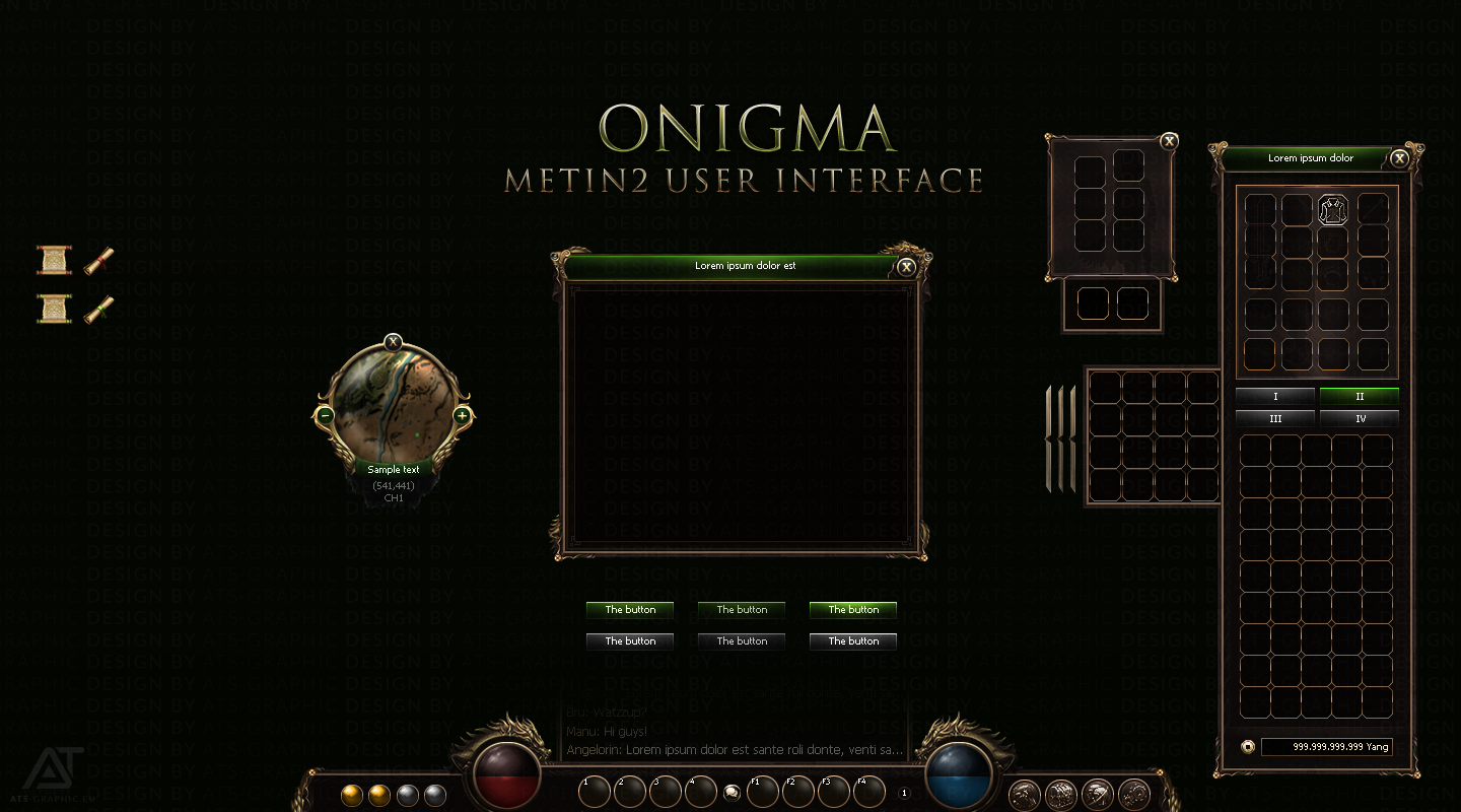 ONIGMA METIN2 USER INTERFACE - Pixelwork.pl