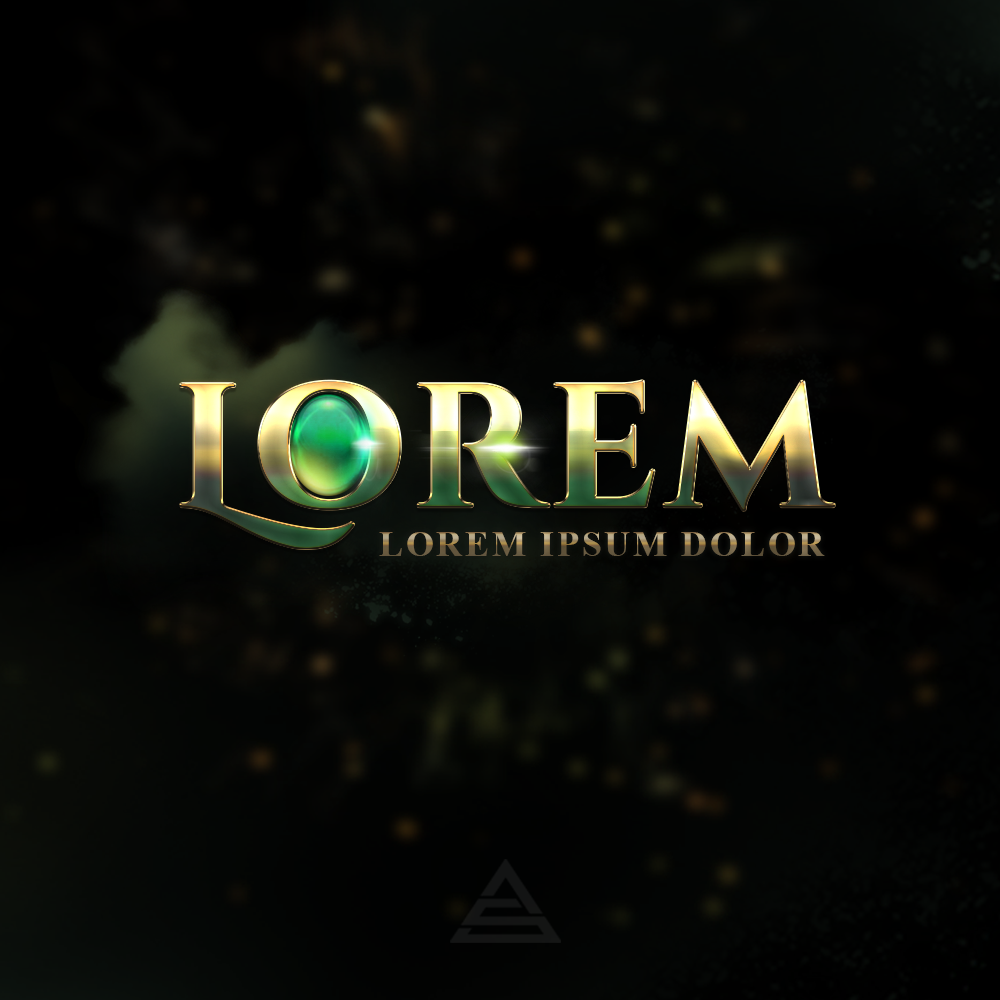 Logo Mmorpg - GREEN [PSD Template] - Pixelwork.pl